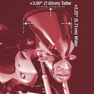 BMW R1200R Windshield 07 up Vstream Ztechnik Lexan